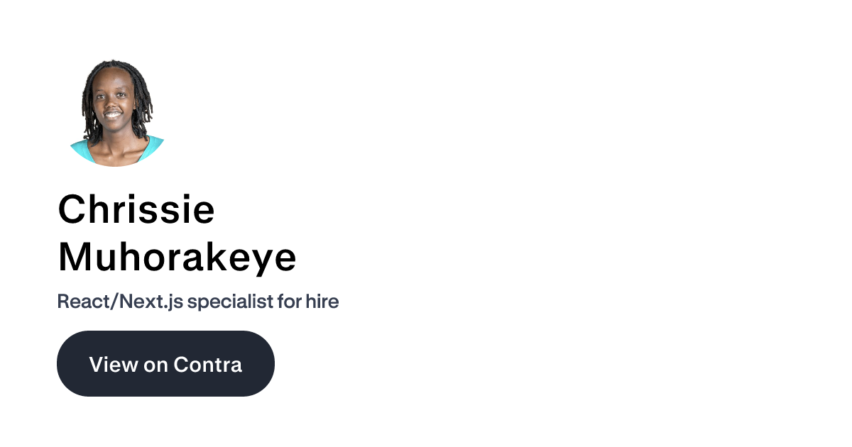 Chrissie Muhorakeye on Contra