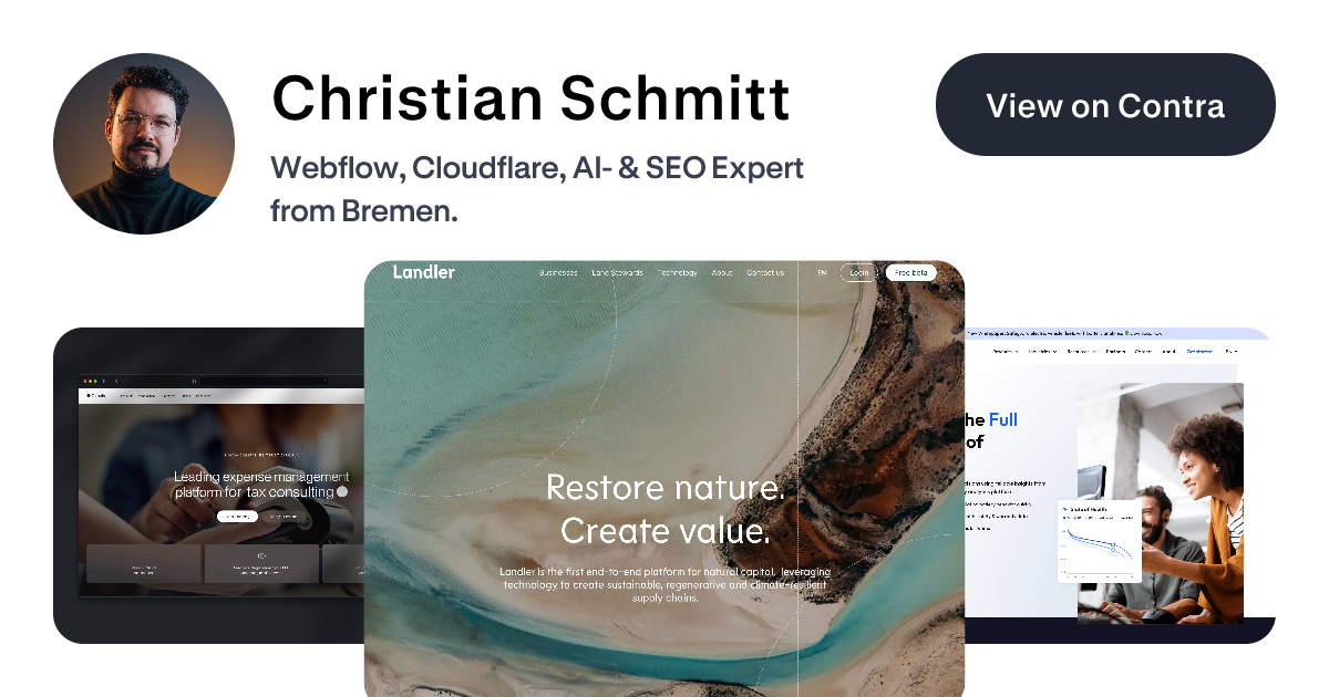Christian Schmitt's Work | Contra