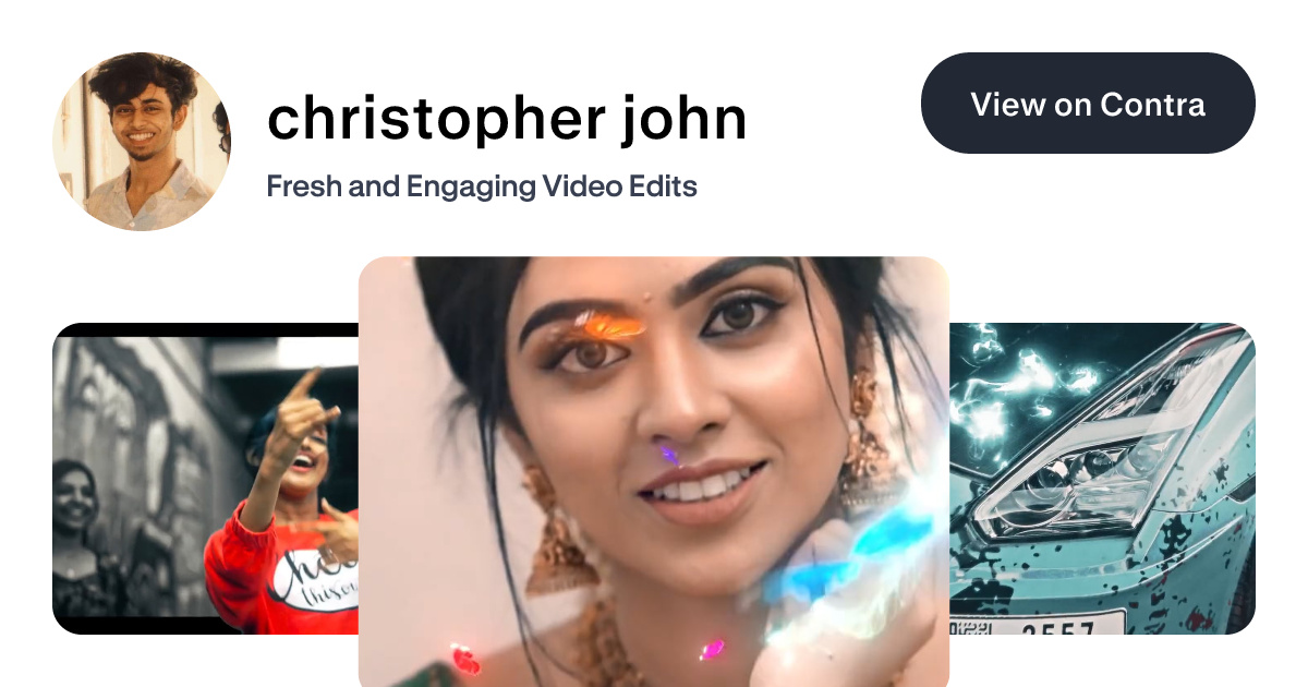 christopher john's Work | Contra