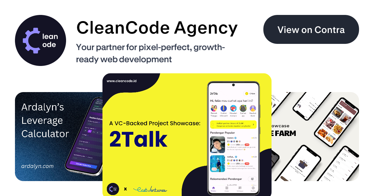 CleanCode Agency on Contra