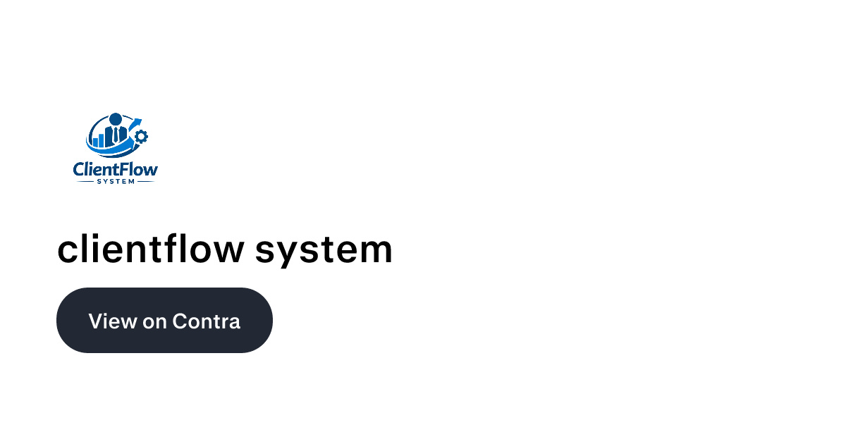 clientflow system | Contra