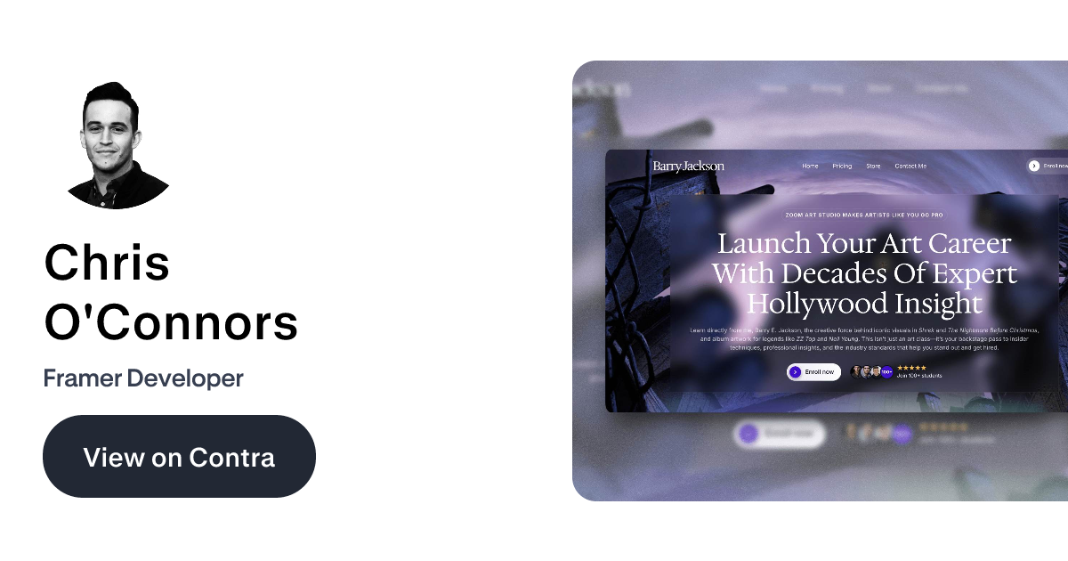 Chris O'Connors on Contra | 🚀 Expert UI/UX Designer