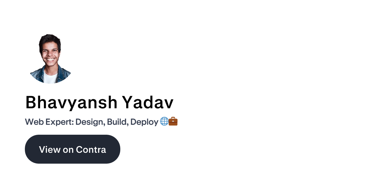 Bhavyansh Yadav on Contra