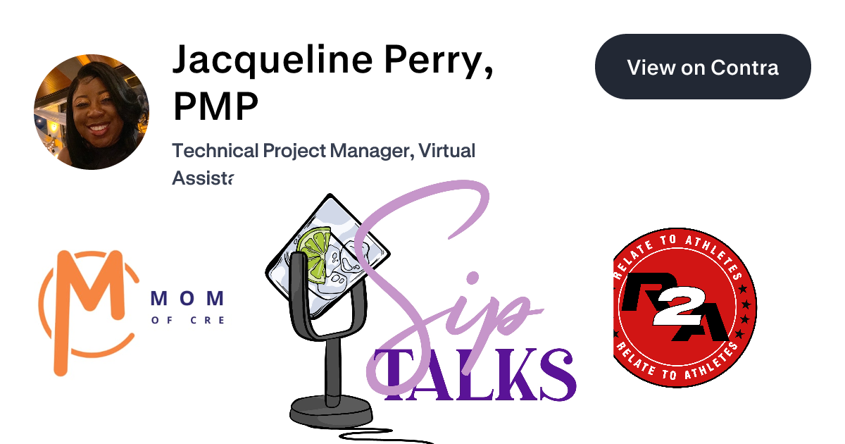 Jacqueline Perry, PMP on Contra