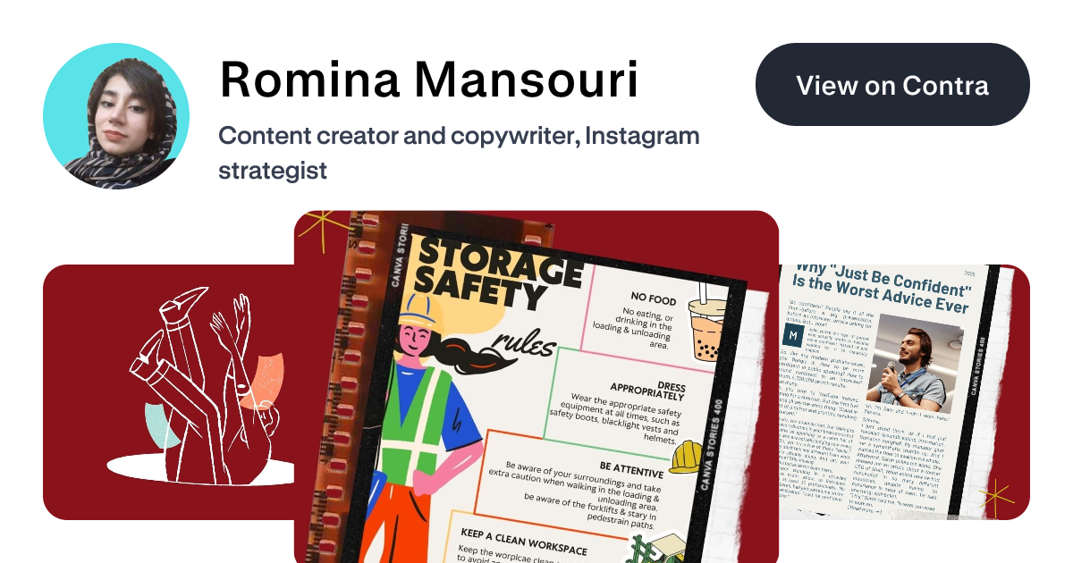 Romina Mansouri's Work | Contra