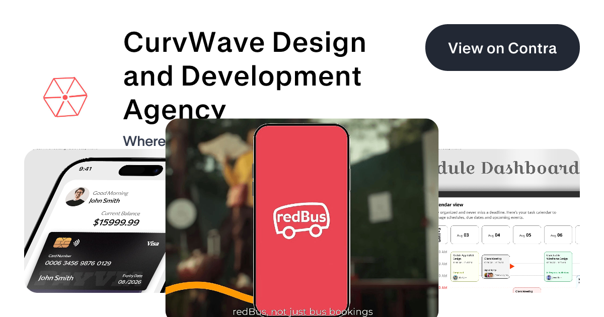 CurvWave Design and Development Agency's Work | Contra