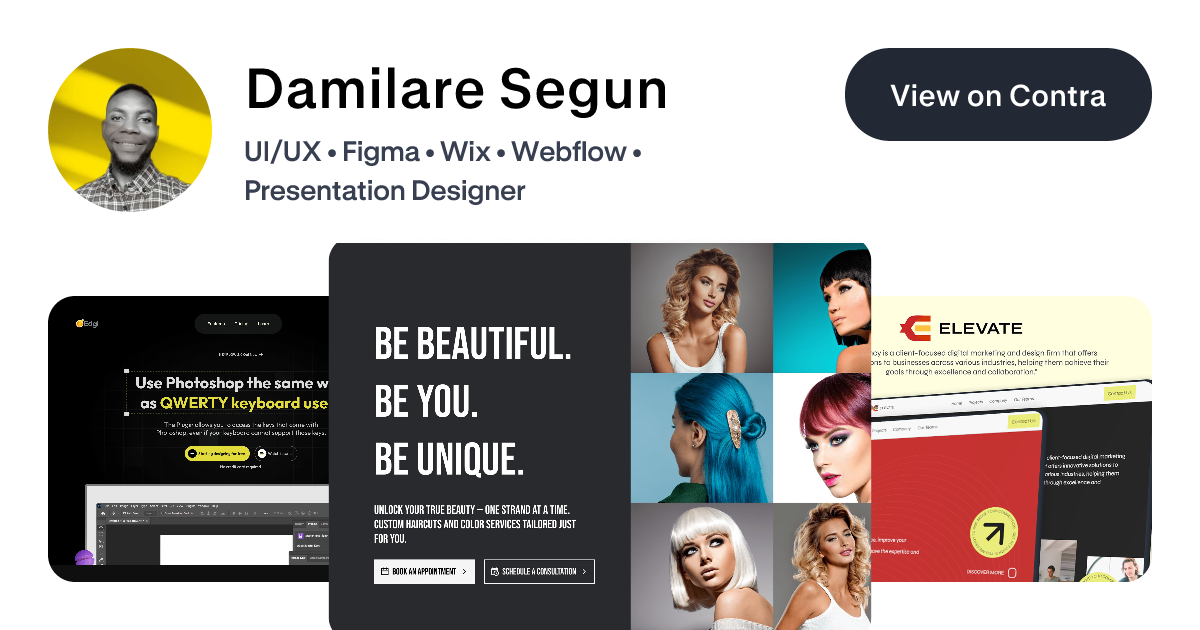 Damilare Segun on Contra