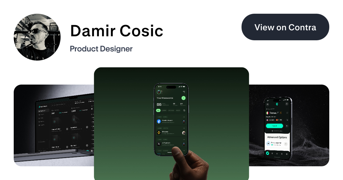 Damir Cosic on Contra | Visual Design for UI/UX Innovation