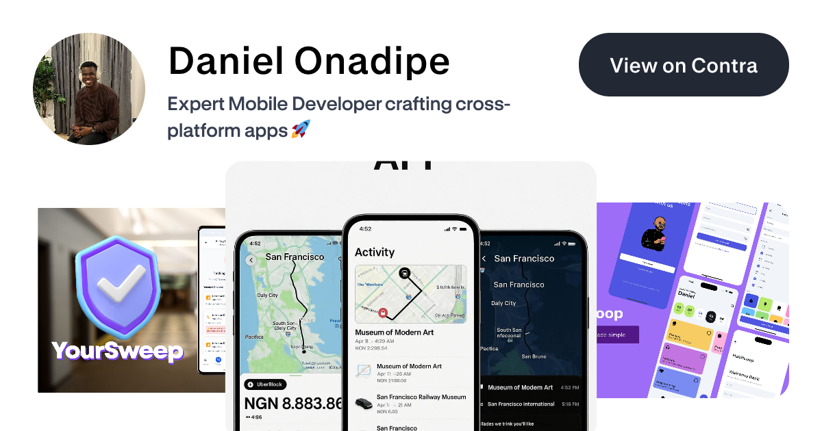 Daniel Onadipe's Work | Contra