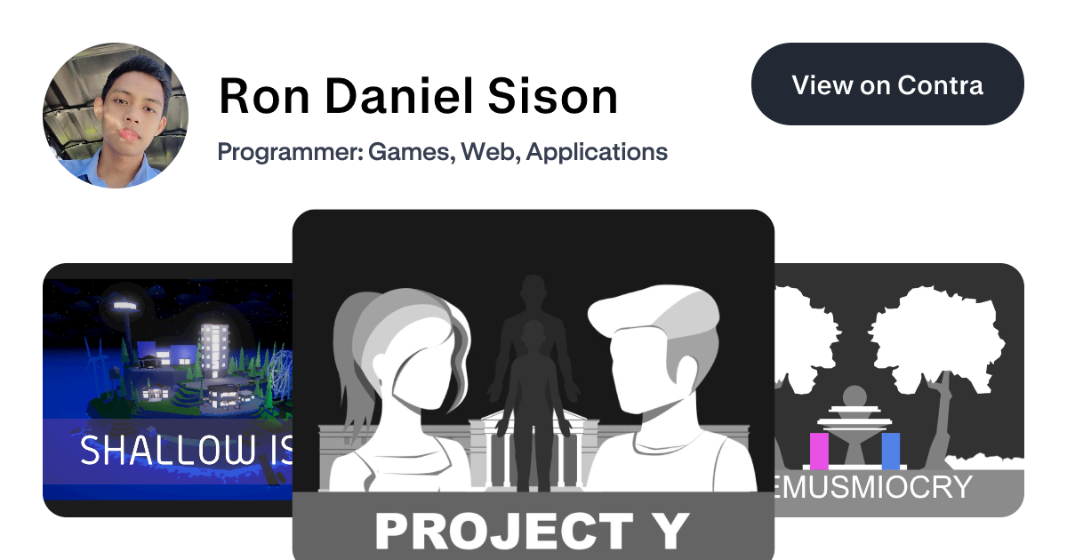 Ron Daniel Sison on Contra