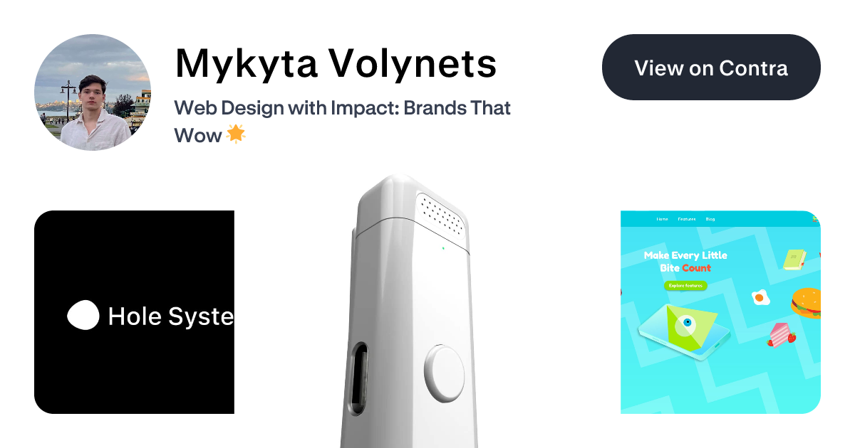 Mykyta Volynets's Work | Contra