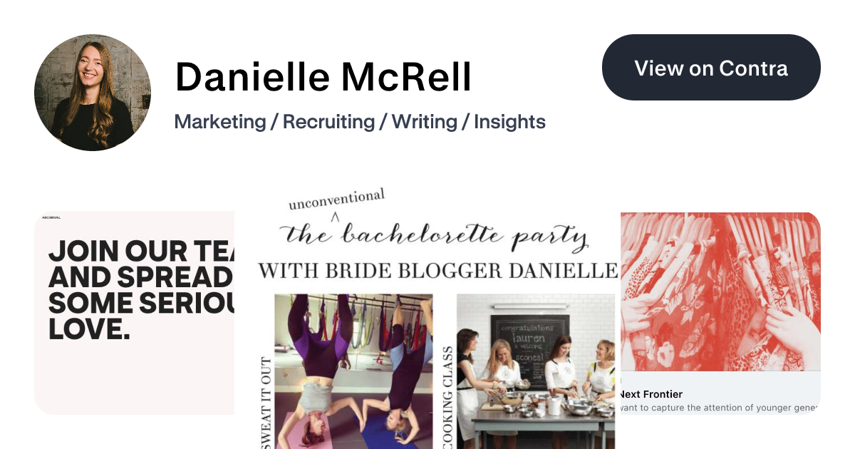 Danielle McRell on Contra