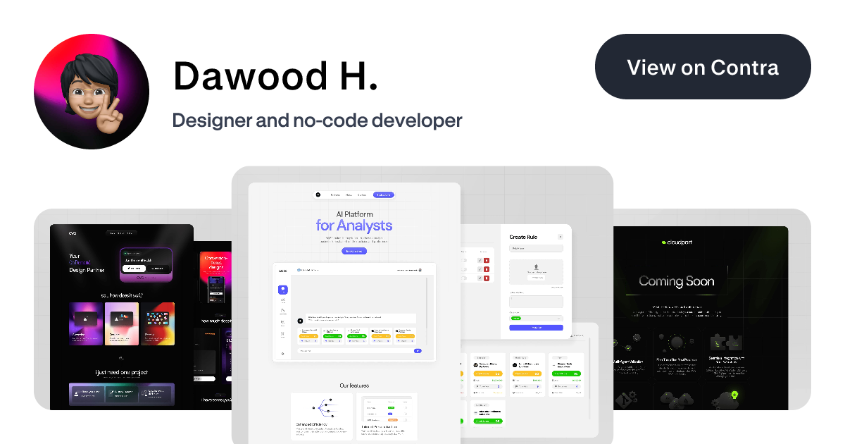 Dawood Hassan's Work | Contra