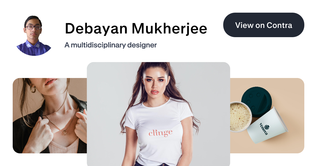Debayan Mukherjee on Contra | A multidisciplinary designer