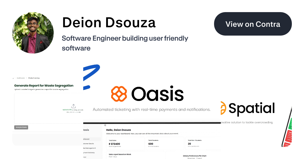 Deion Dsouza on Contra