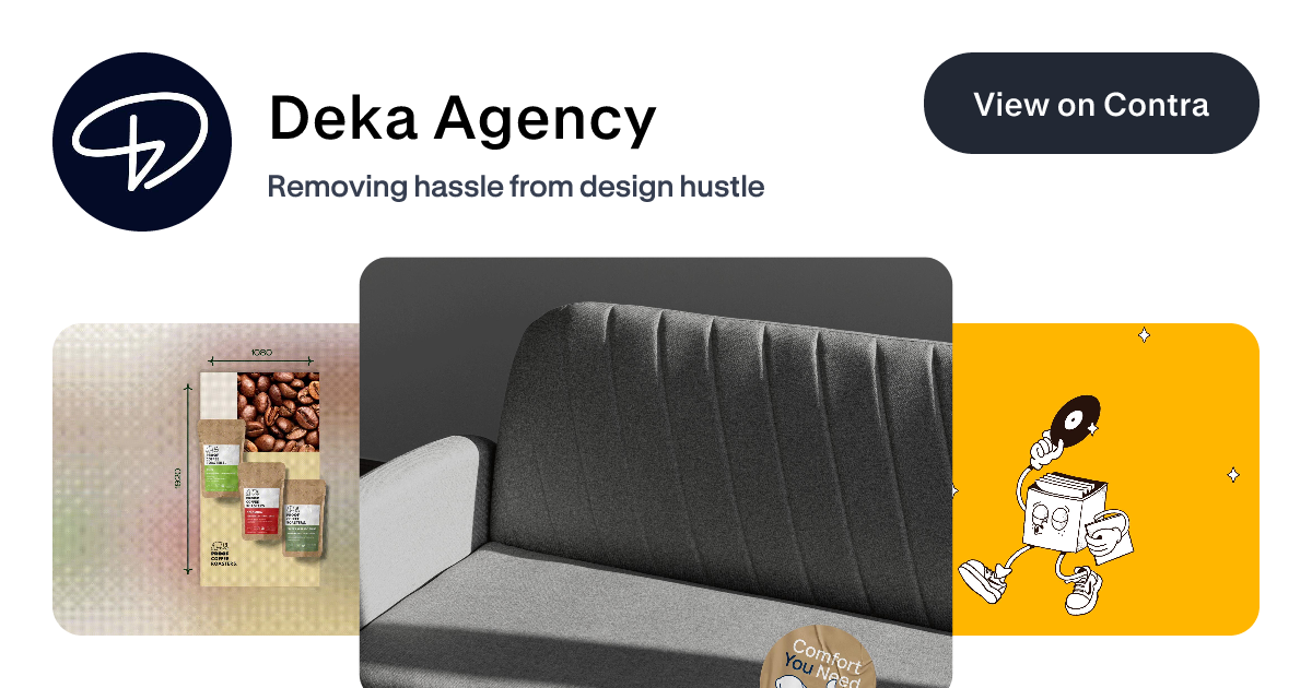 Deka Agency on Contra | Removing hassle from design hustle