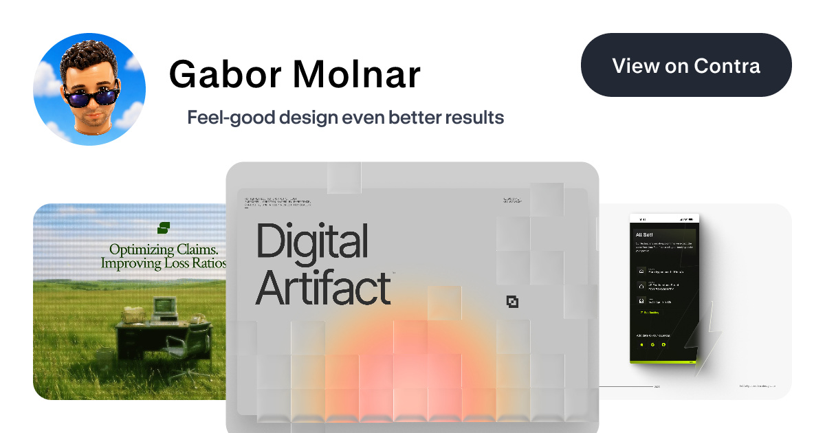 Gabor Molnar's Work | Contra