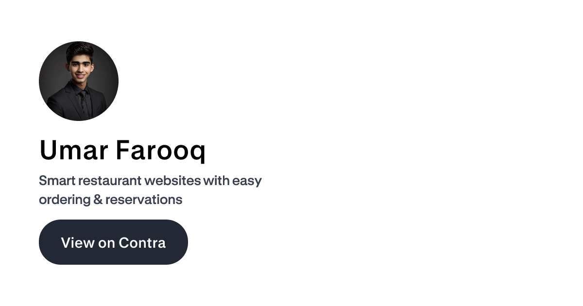 Umar Farooq on Contra