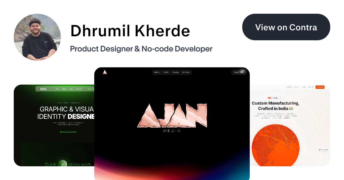 Dhrumil Kherde on Contra