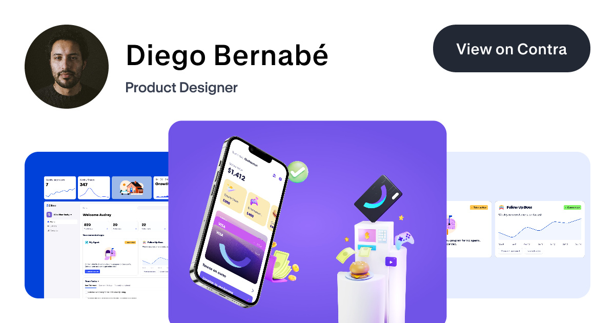 Diego Bernabé - Product Designer | Contra