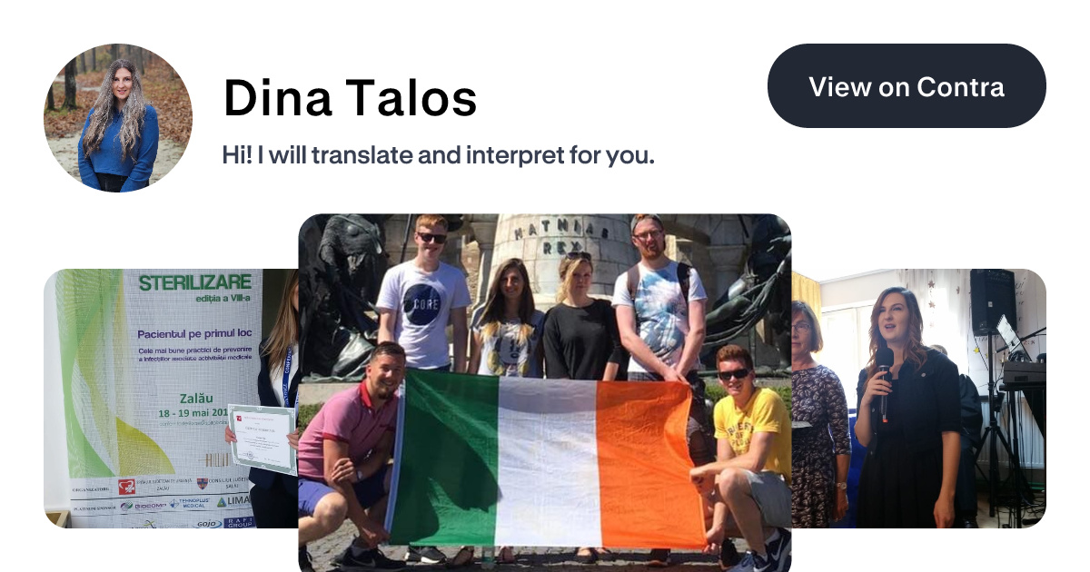 Dina Talos's Work | Contra