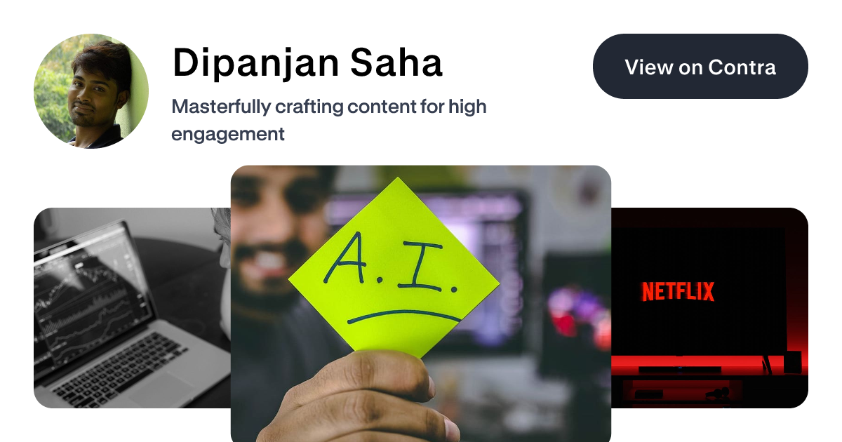 Dipanjan Saha on Contra