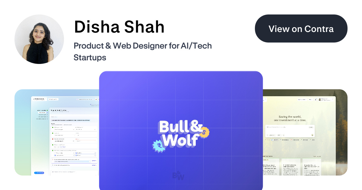 Disha Shah on Contra