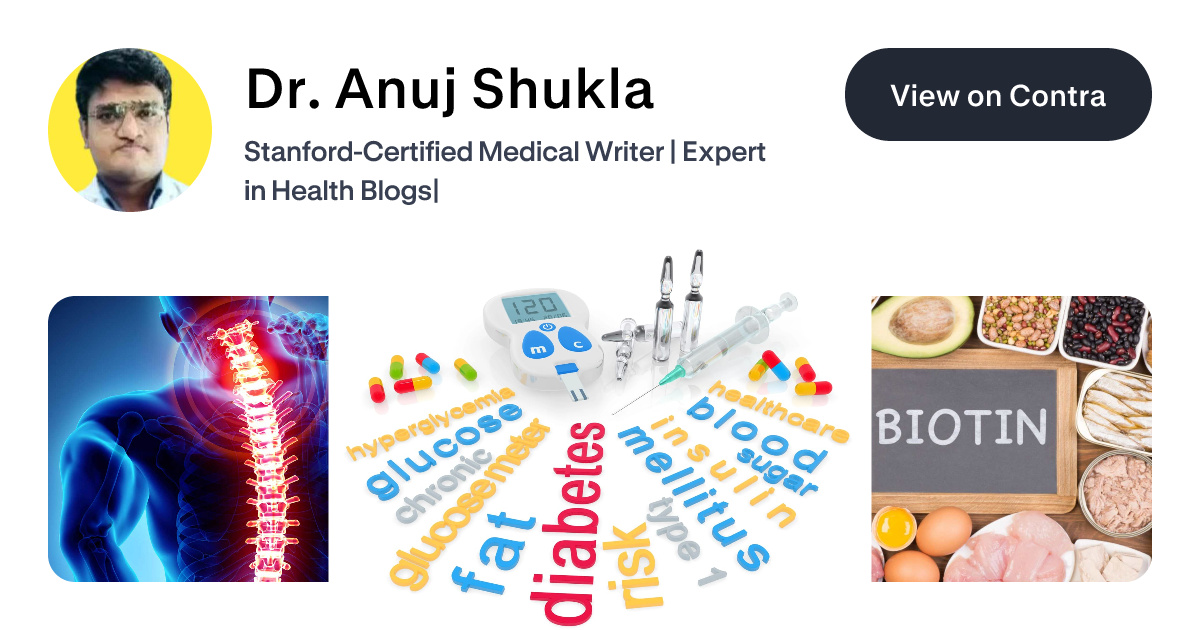 Dr. Anuj Shukla's Work | Contra