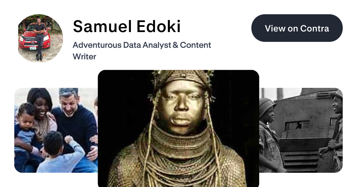 Samuel Edoki's Work | Contra