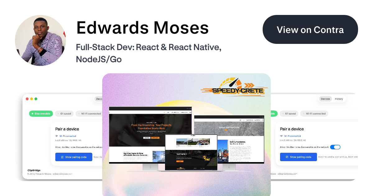 Edwards Moses's Work | Contra