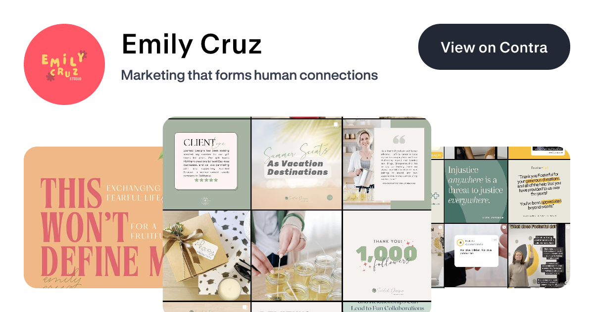 Emily Cruz on Contra