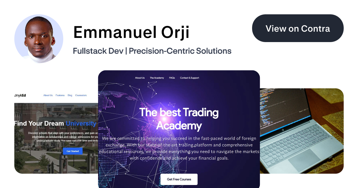 Emmanuel Orji on Contra