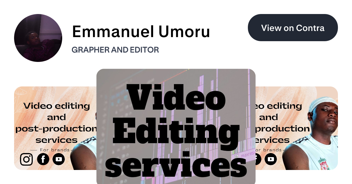 Emmanuel Umoru on Contra | GRAPHER AND EDITOR