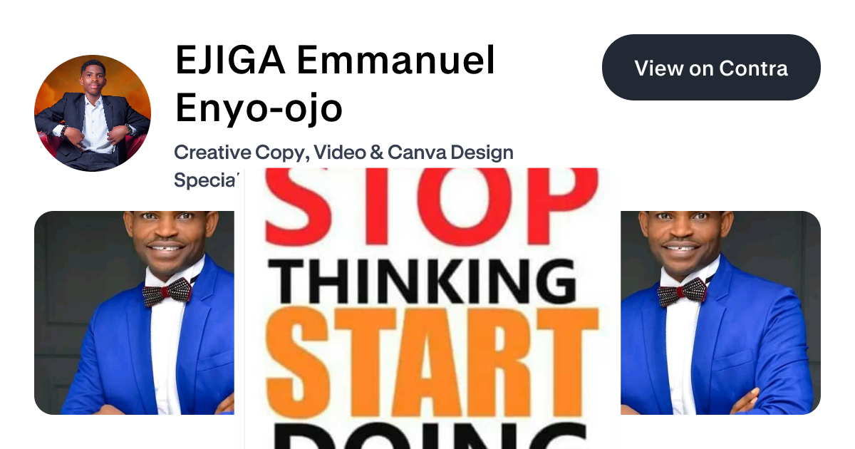 EJIGA Emmanuel Enyo-ojo on Contra