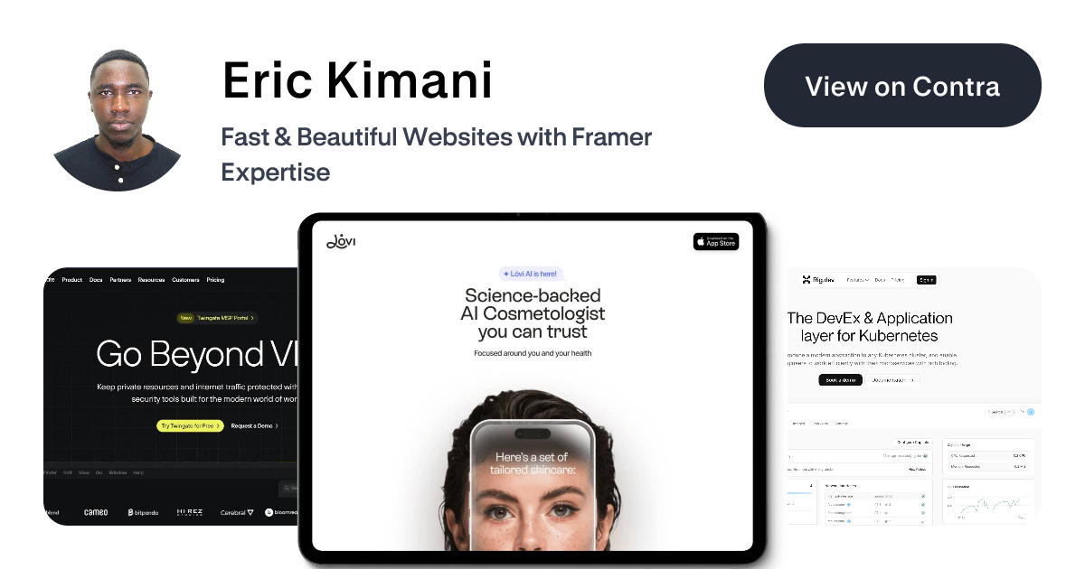 Eric Kimani's Work | Contra