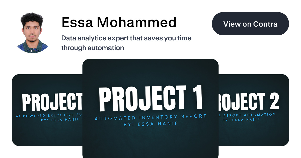 Essa Mohammed 's Work | Contra