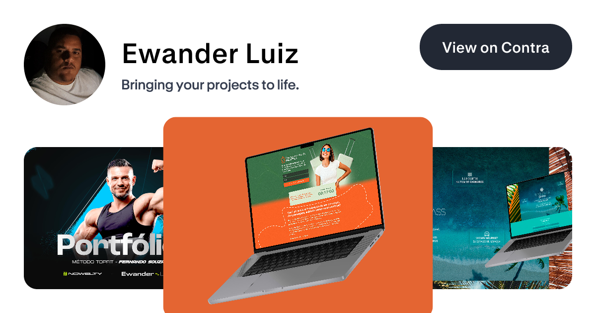Ewander Luiz on Contra | Bringing your projects to life.