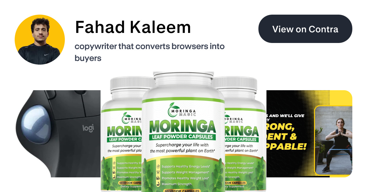 Fahad Kaleem's Work | Contra