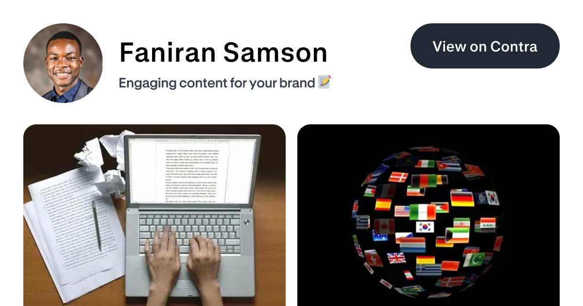 Faniran Samson on Contra