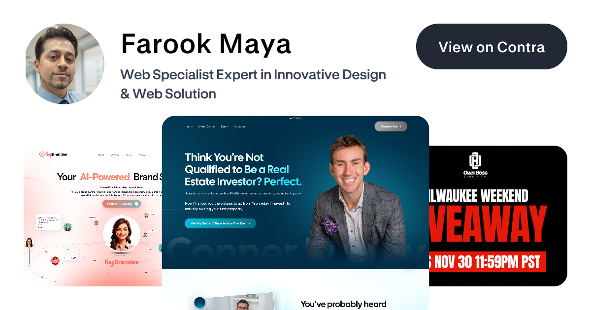 Farook Maya's Work | Contra