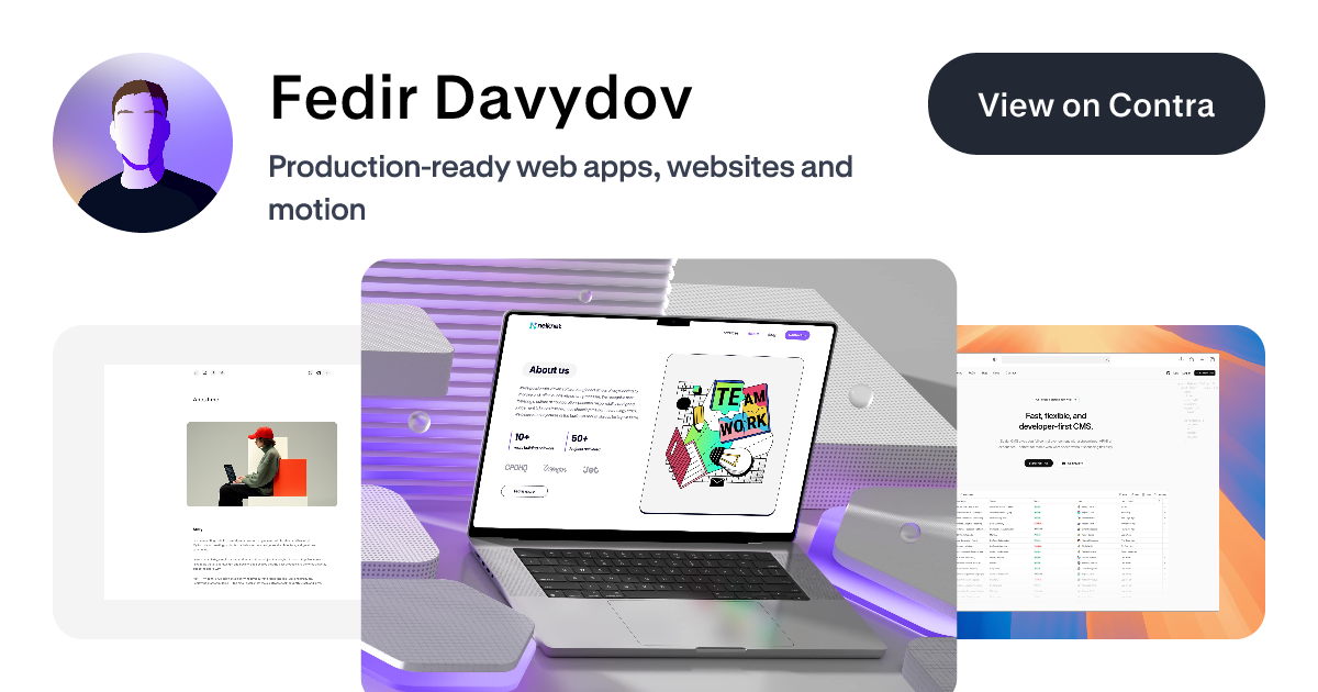 Fedir Davydov on Contra