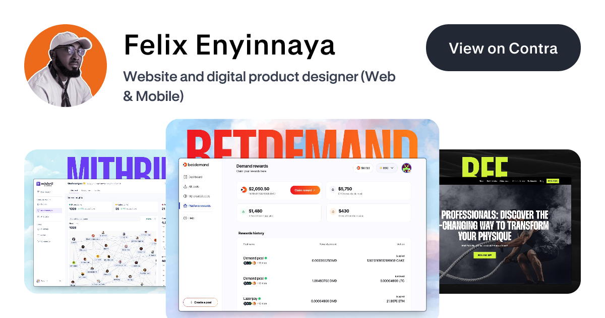Felix Enyinnaya's Work | Contra