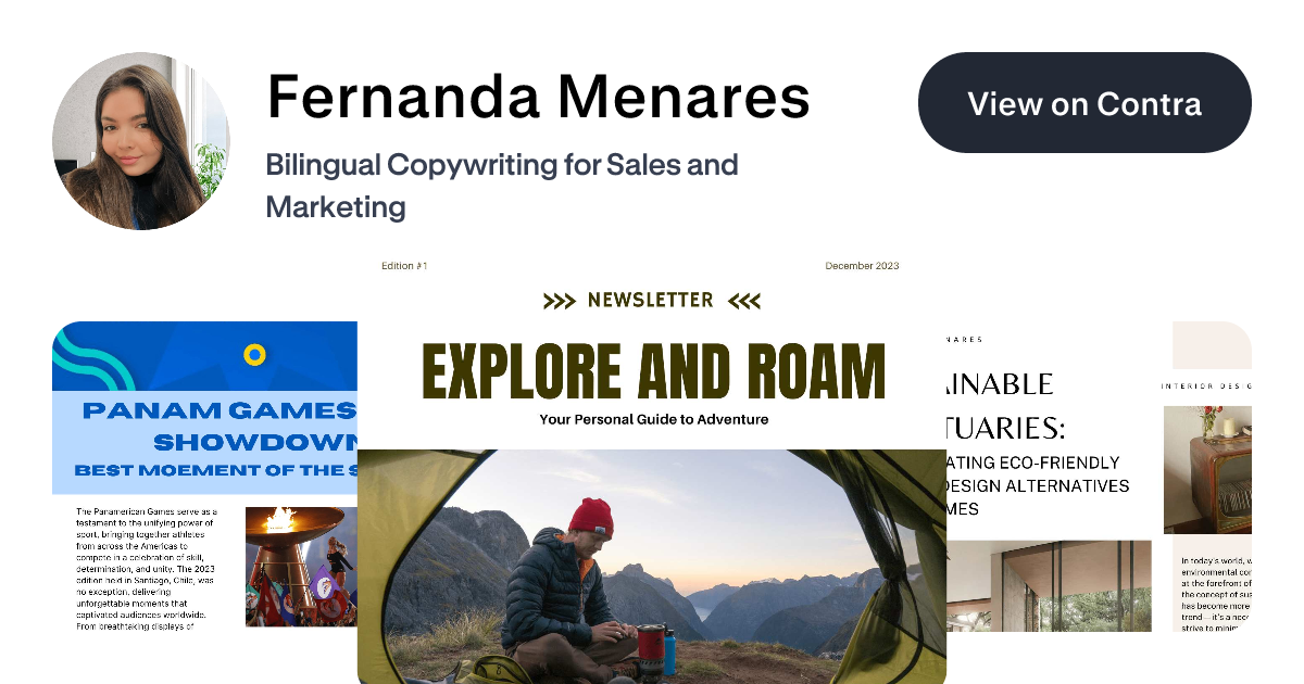 Fernanda Menares on Contra