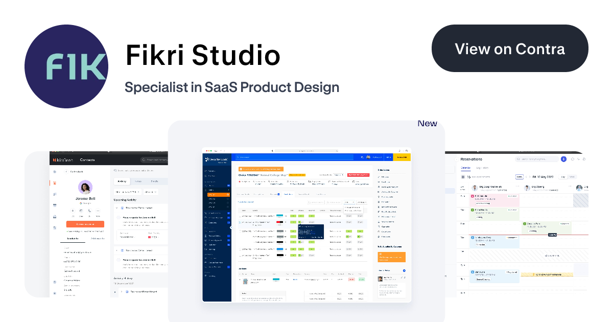 Fikri Studio's Work | Contra