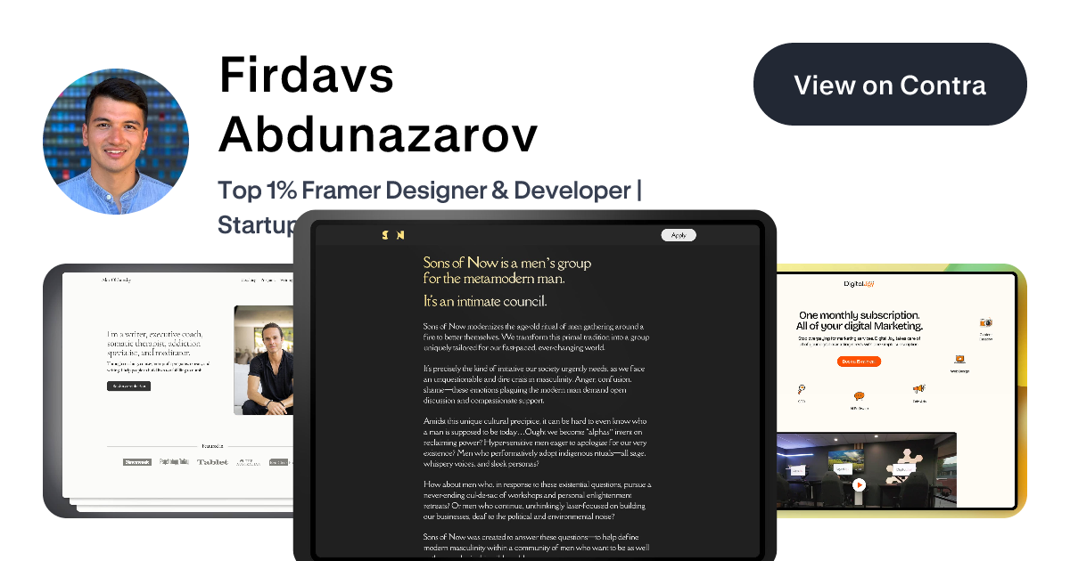 Firdavs Abdunazarov on Contra