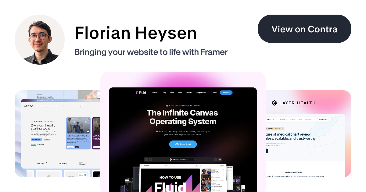 Florian Heysen on Contra