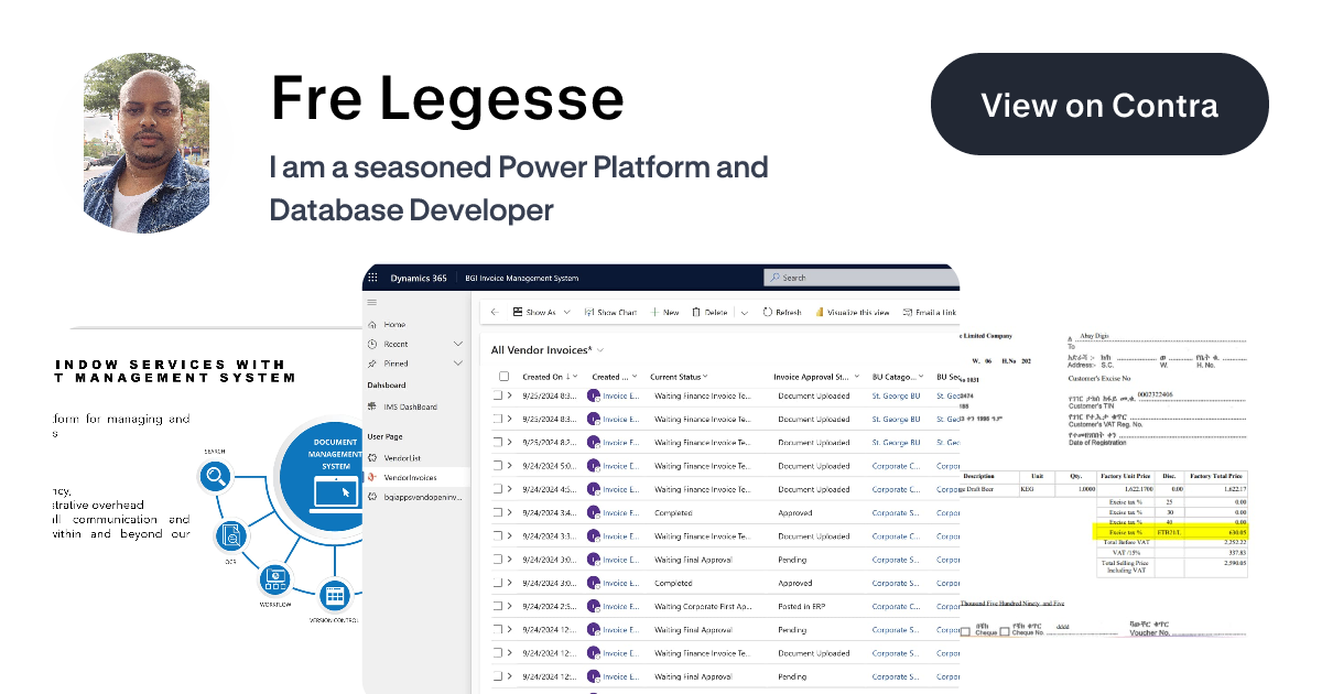 Fre Legesse on Contra