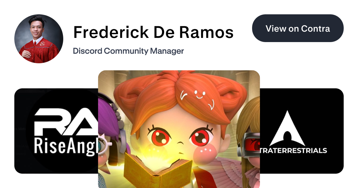 Frederick De Ramos on Contra | Discord Community Manager