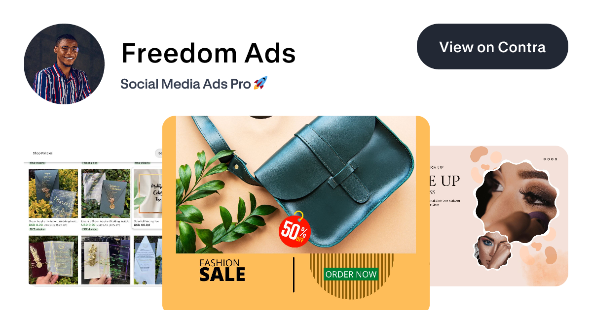 Freedom Ads on Contra | Social Media Ads Pro 🚀