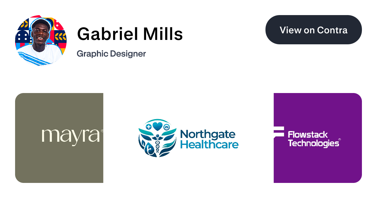 Gabriel Mills on Contra | Graphic Designer